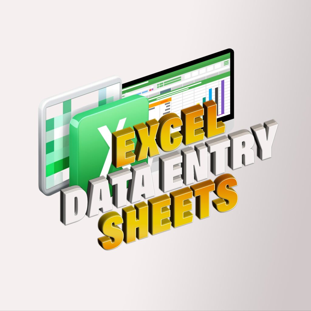 All Templates - Excel Data Entry Sheets